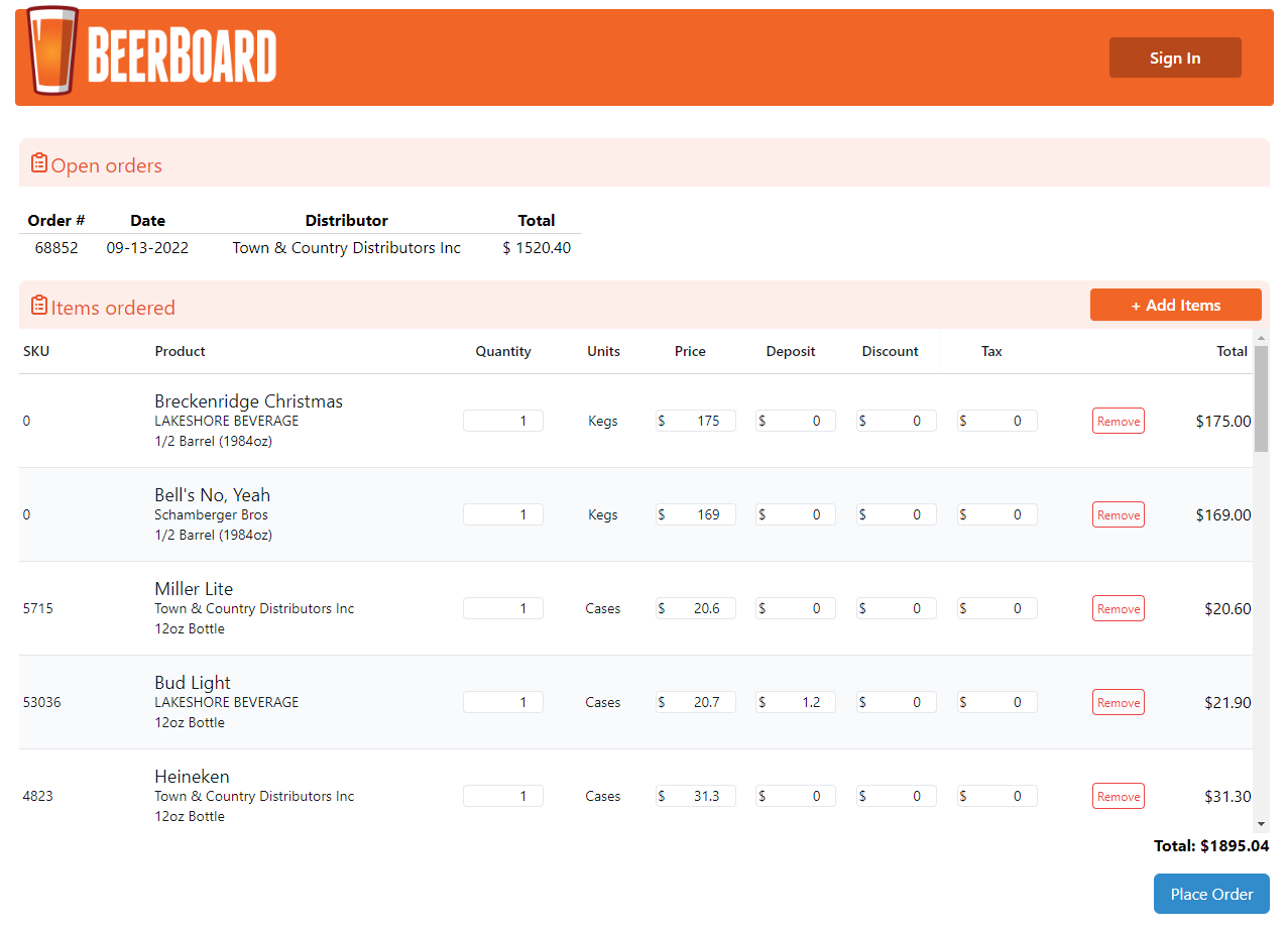 Mobile Ordering for Retailers | Recommended Order Notifications